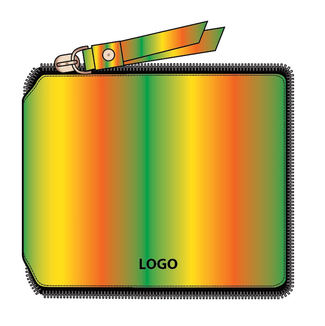 Classic Zipped Around Wallet | Customizable Mass Production Tech Pack ...