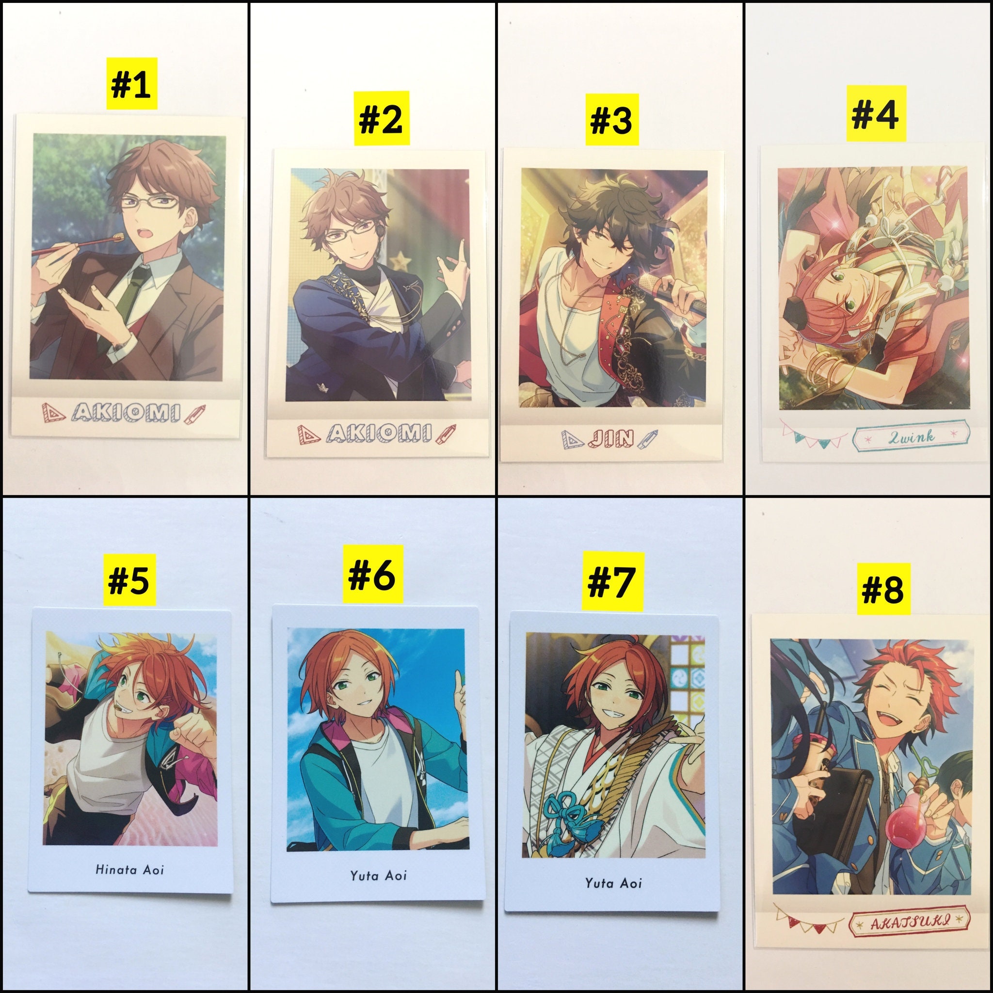 Ensemble Stars Enstars Files Post Card Pass Case Metal Dish Piece Ita ...