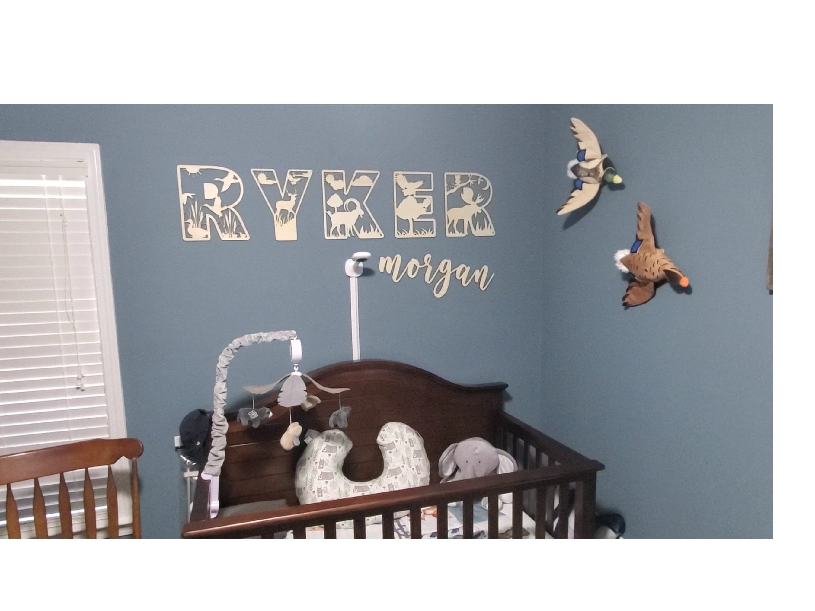 Woodland Animal Alphabet Letters - Etsy