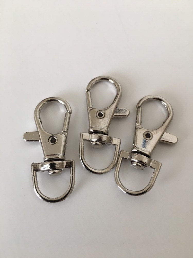 Set of 5 Pieces Large Swivel Clasps Silver Gold Tone Lobster - Etsy