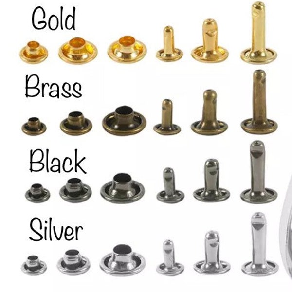 Double Cap Rivets - Etsy