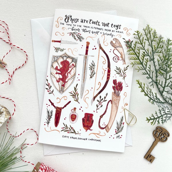 Christmas Card Narnia - Etsy