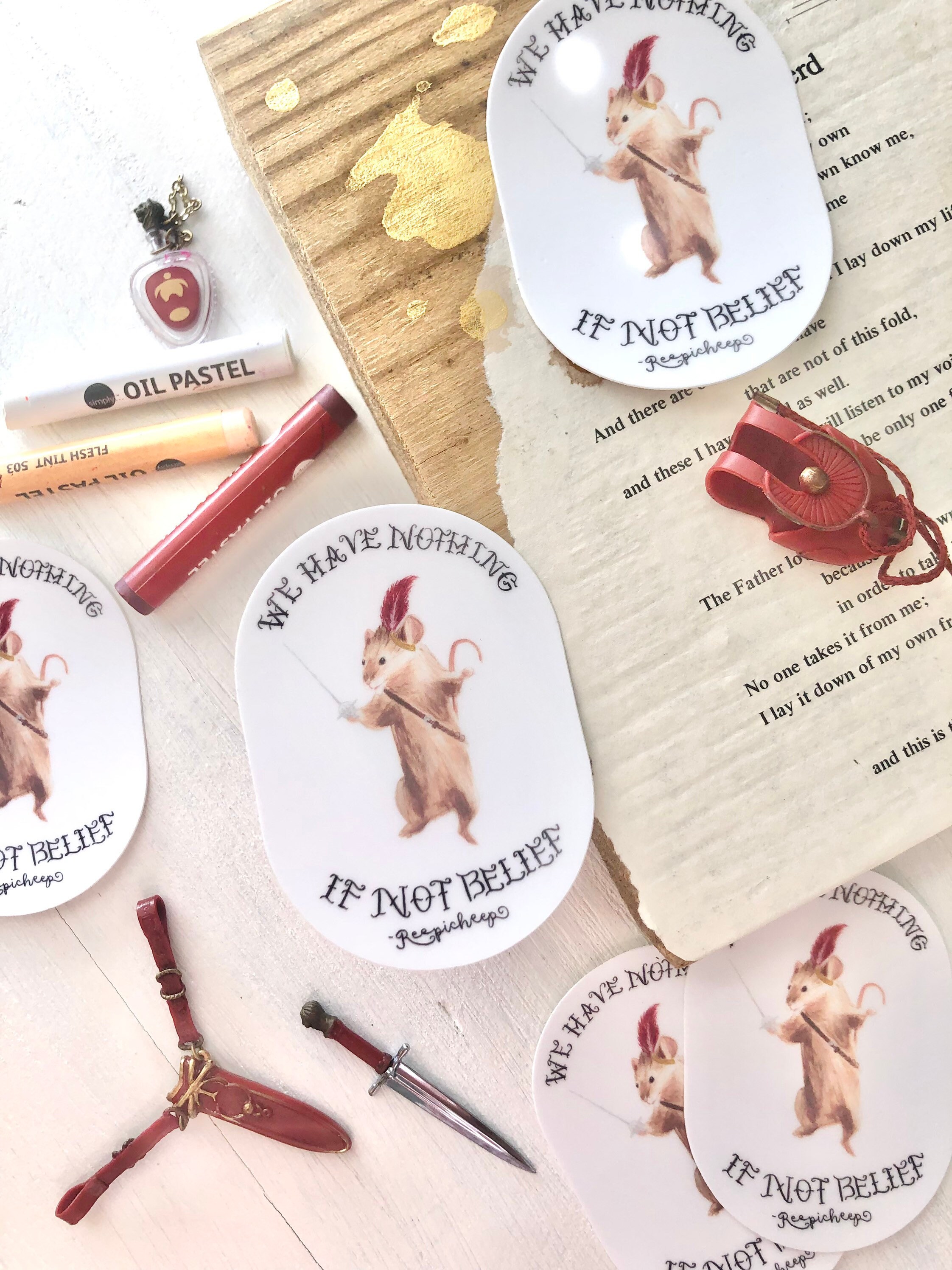 Reepicheep Narnia Quote Sticker/ Vinyl Watercolor C.S. Lewis - Etsy