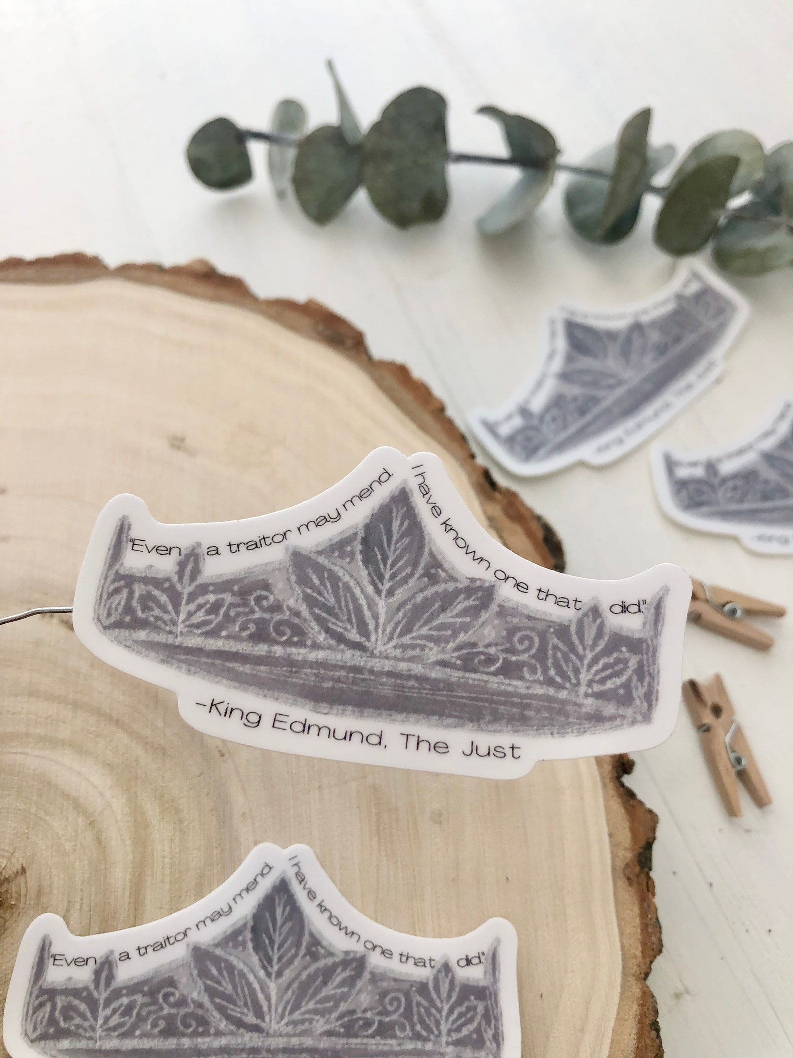 Crown of the Redeemed King/ Vinyl Sticker /inspirational Quote - Etsy