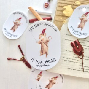 Reepicheep Narnia Quote Sticker/ Vinyl Watercolor C.S. Lewis Narnia ...