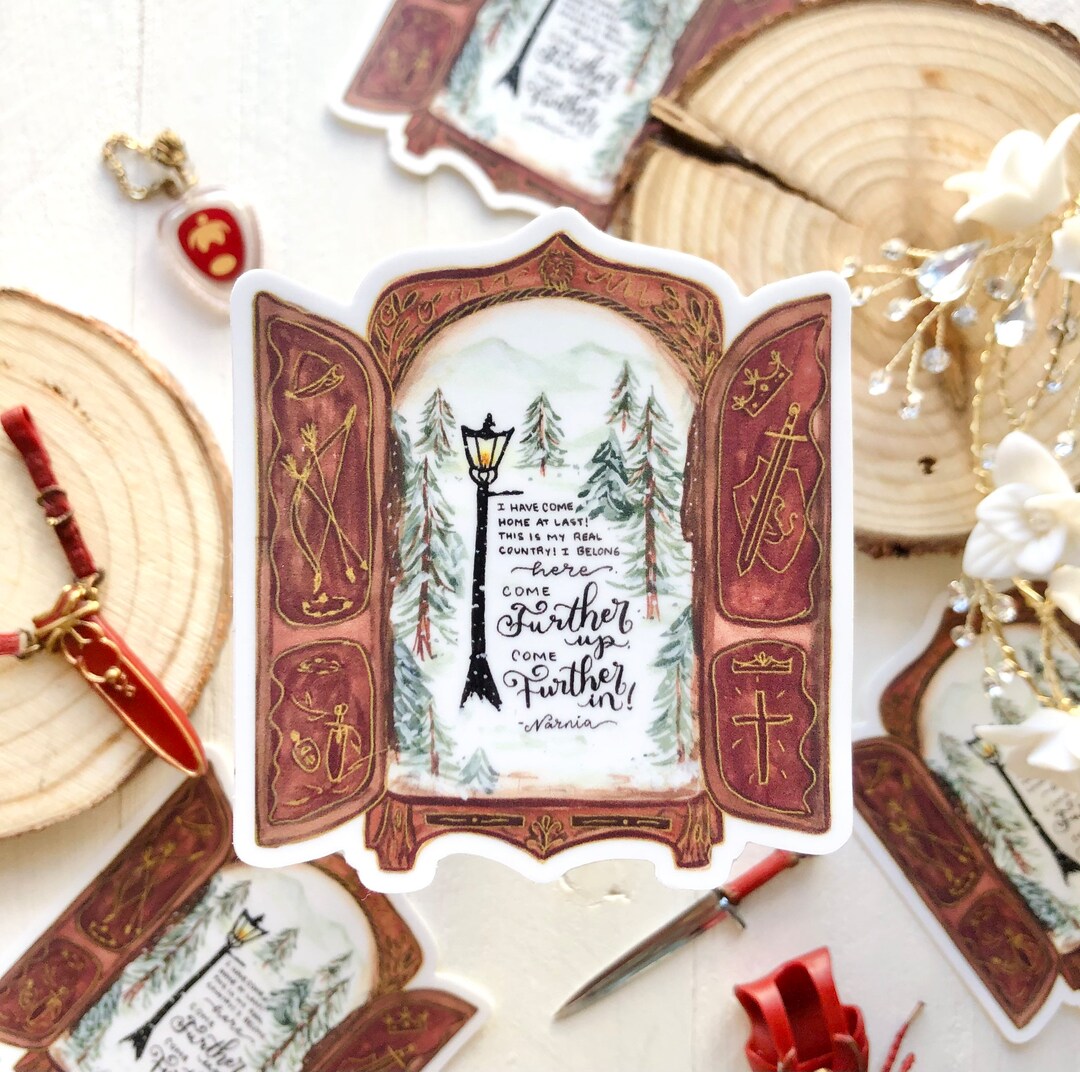 Magical Wardrobe in Winter Vinyl Sticker/ Inspirational Quote Sticker ...