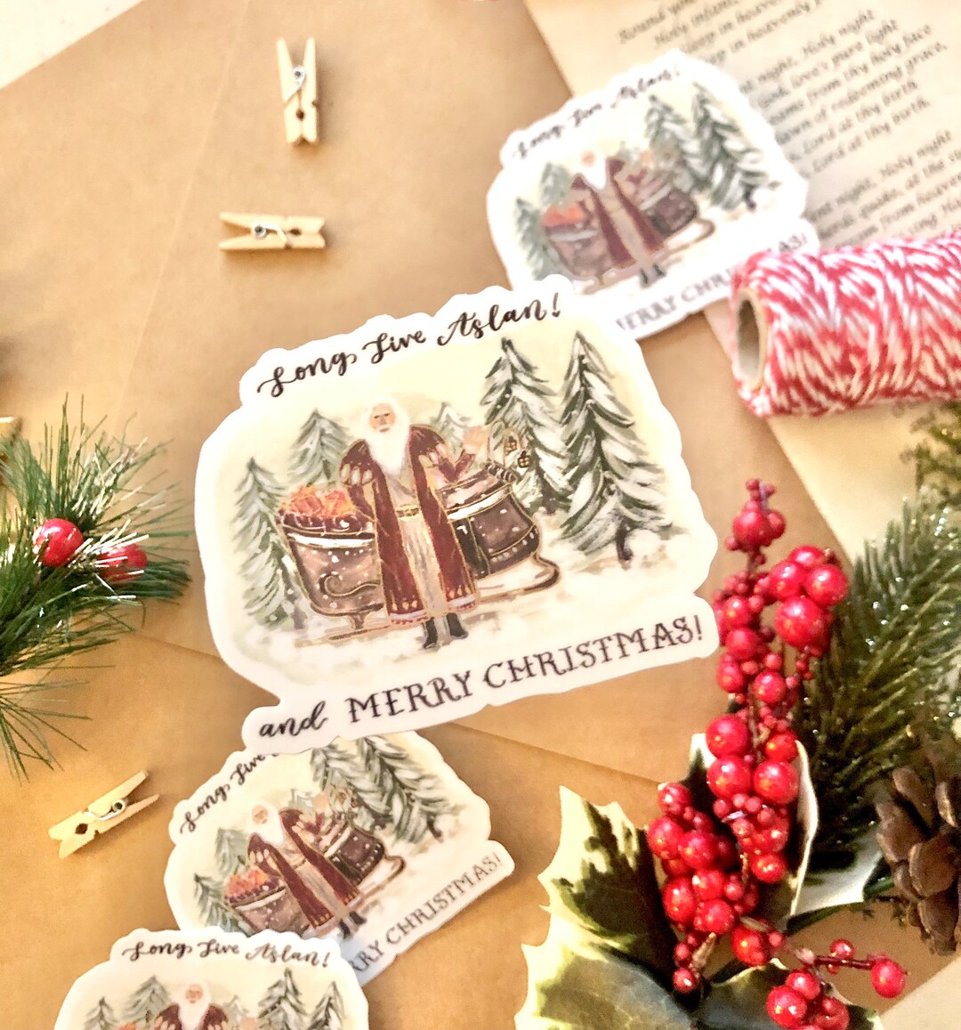 Narnia Father Christmas Sticker - Etsy