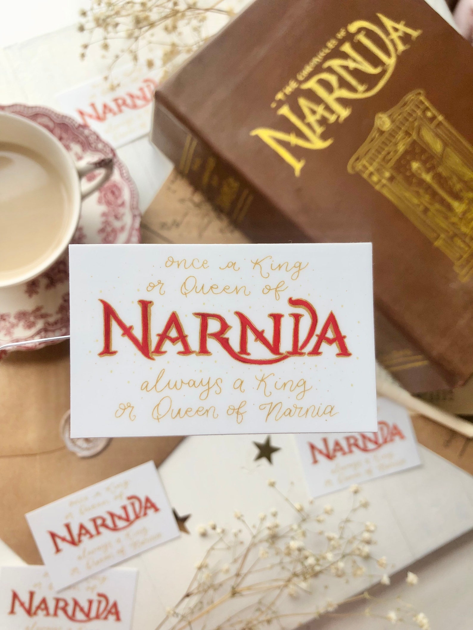 King and Queen Narnia Quote Sticker/ Vinyl Watercolor Narnia - Etsy
