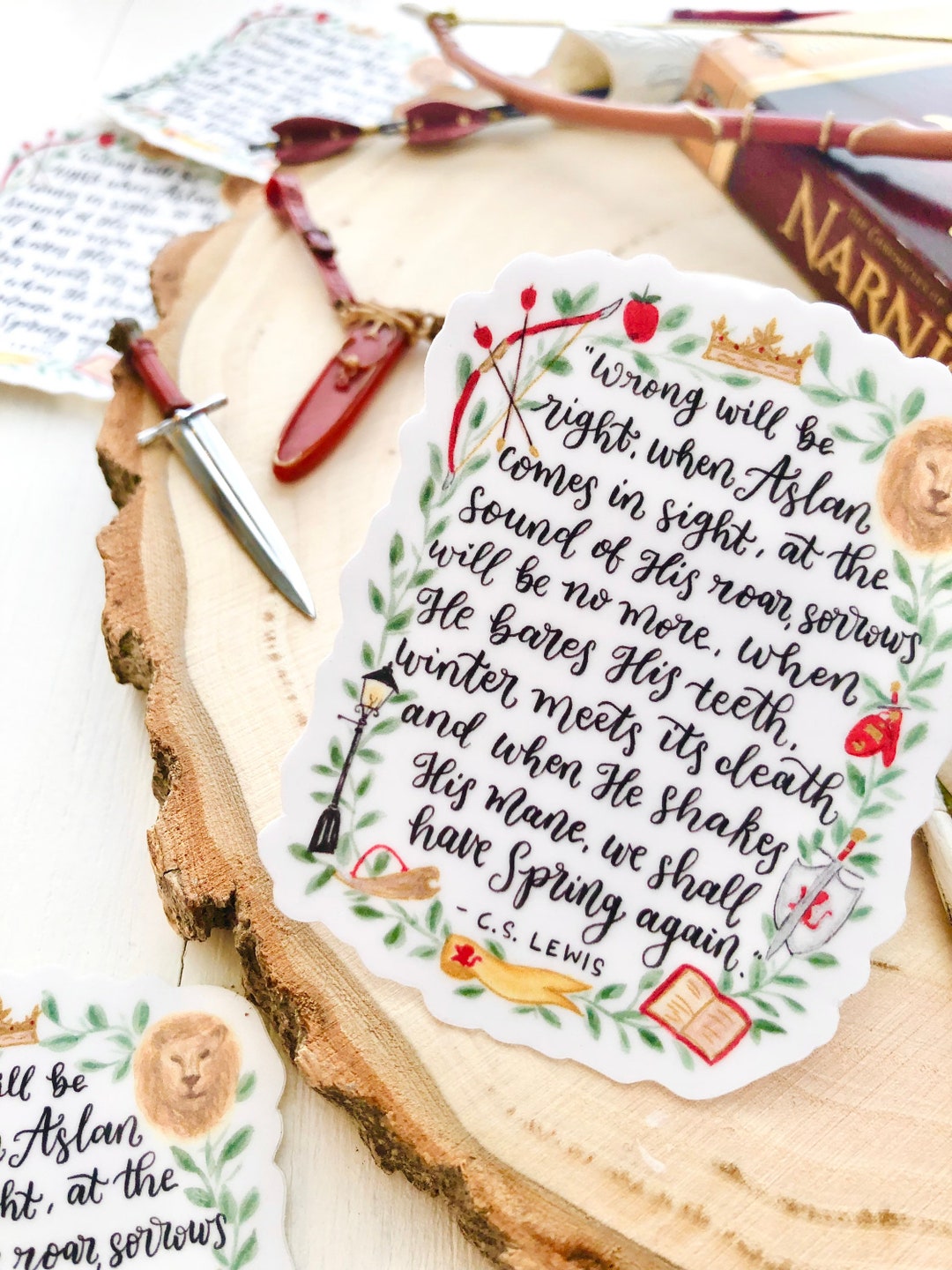 Magical Poem Quote Sticker/ Vinyl Watercolor Literary Sticker - Etsy