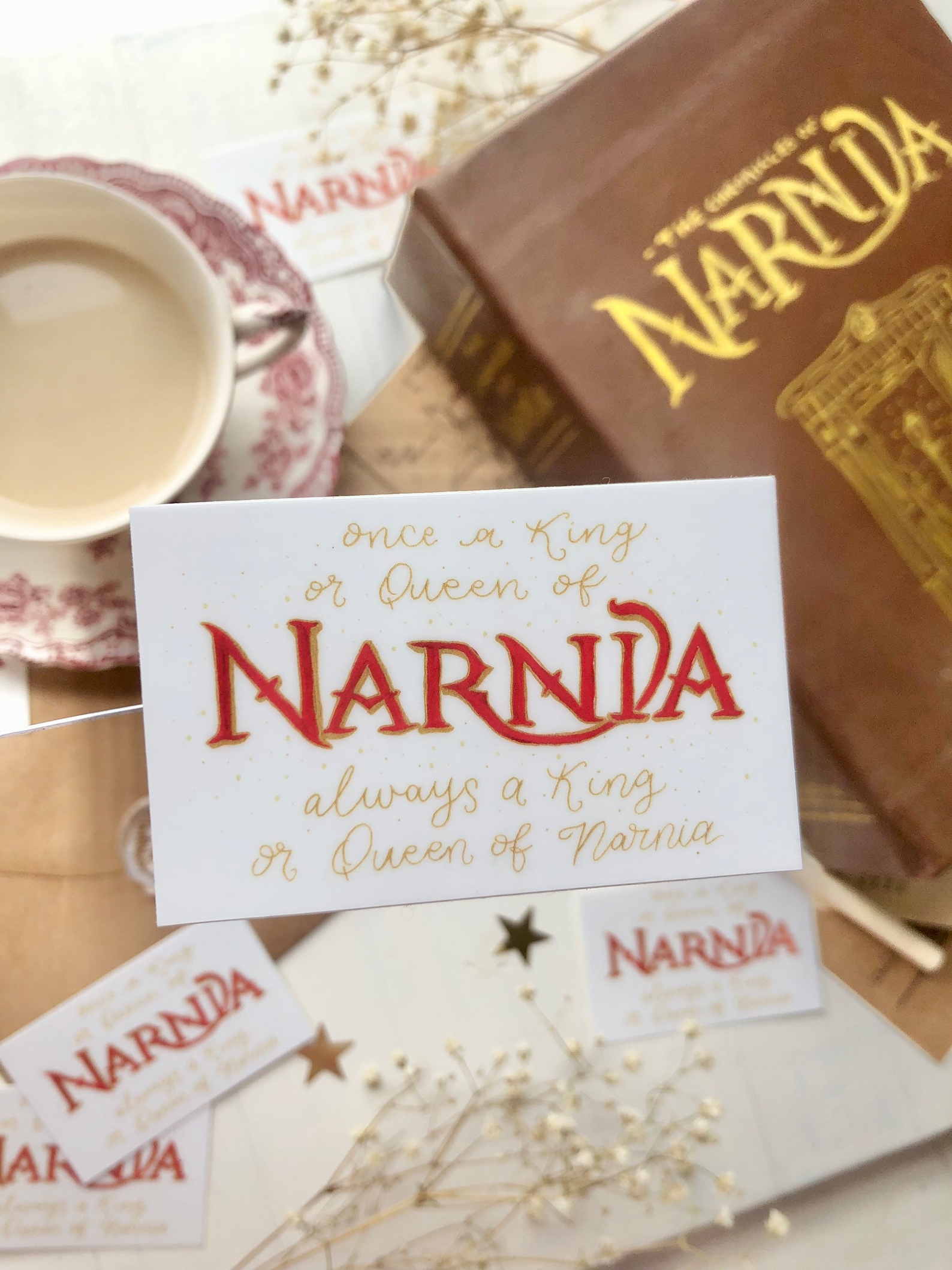 King and Queen Narnia Quote Sticker/ Vinyl Watercolor Narnia - Etsy