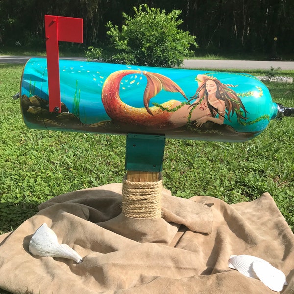 Hand Painted Mailbox - Etsy