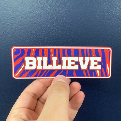 Billieve Waterproof Vinyl Sticker Buffalo Bills Football - Etsy
