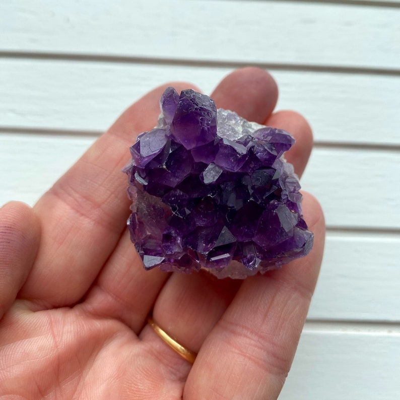 Amethyst Raw Crystal Cluster. Sml Medium. Crystal Meditation - Etsy