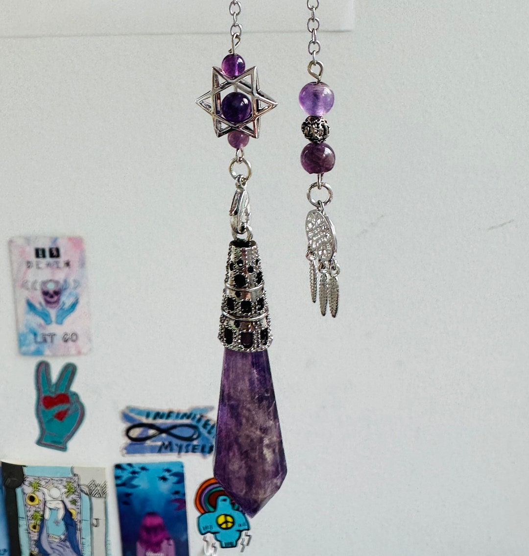 Amethyst Pendulum. Divination Tool. Pendulums Help You Connect to ...