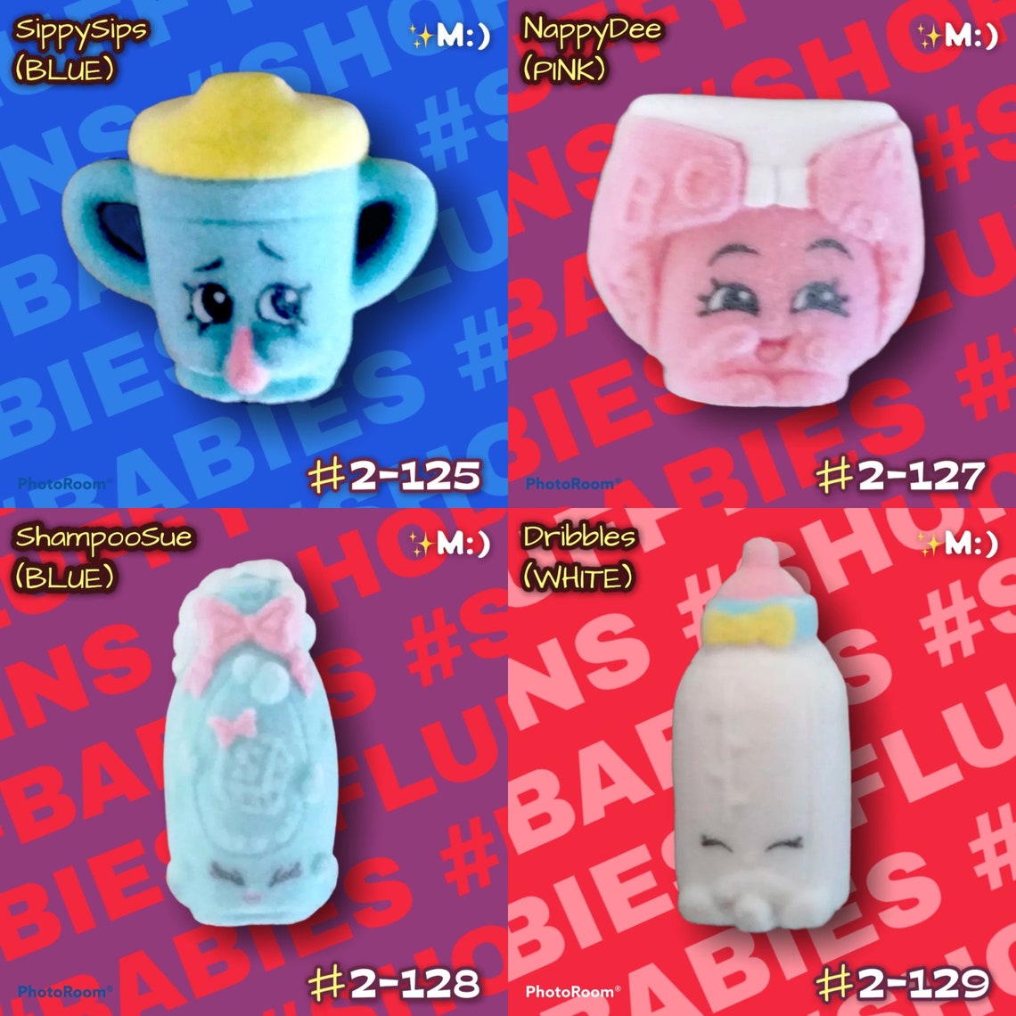 Fluffy BaBY FuzZy SHOPKINS Season 2 Special EditionYOU | Etsy
