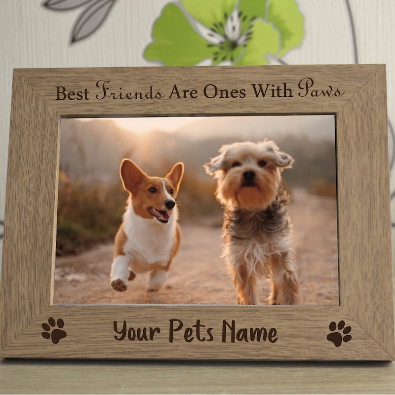 Dog Passing Photo Frame - Etsy UK