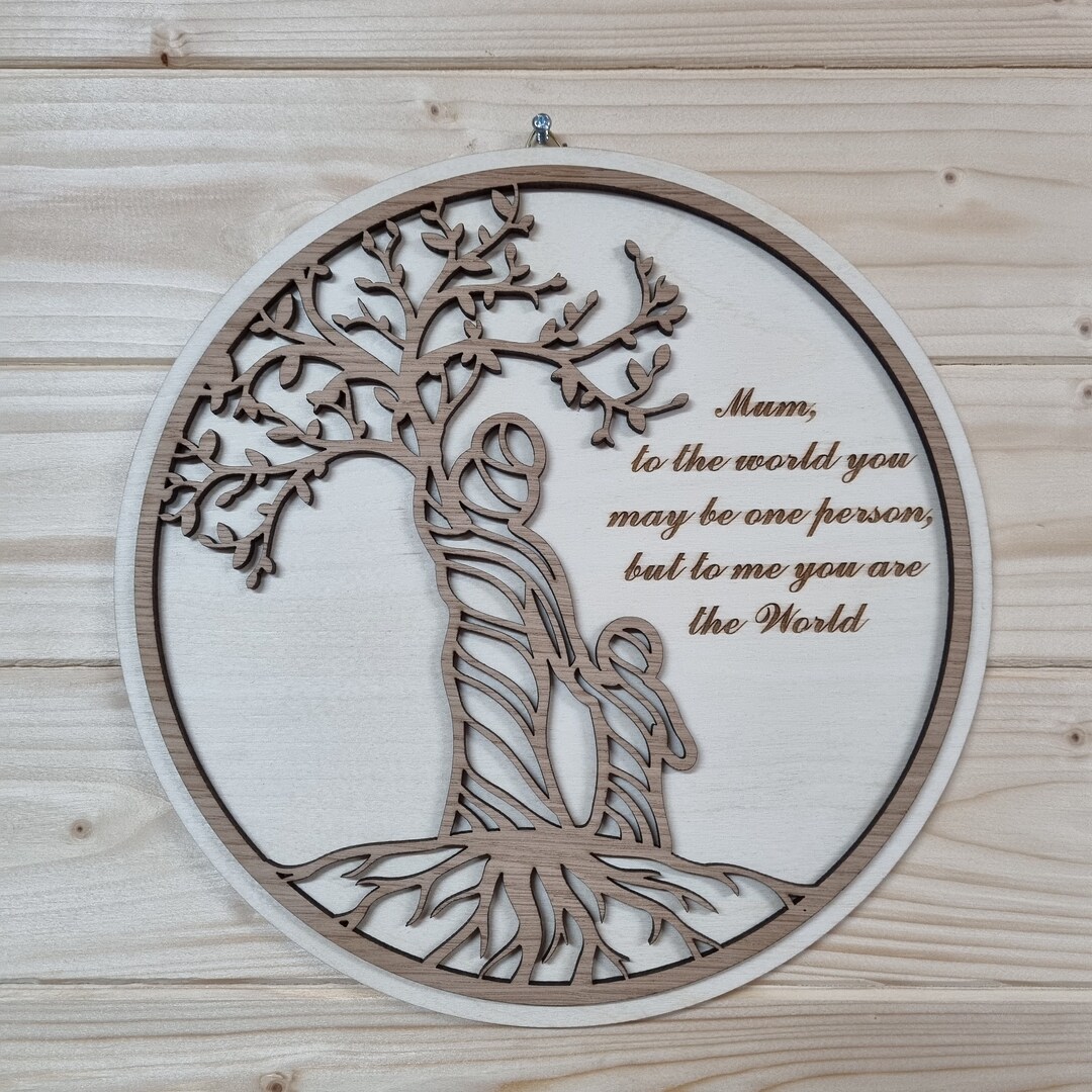 Mother and Children Tree of Life Ornament Mothers Day or - Etsy