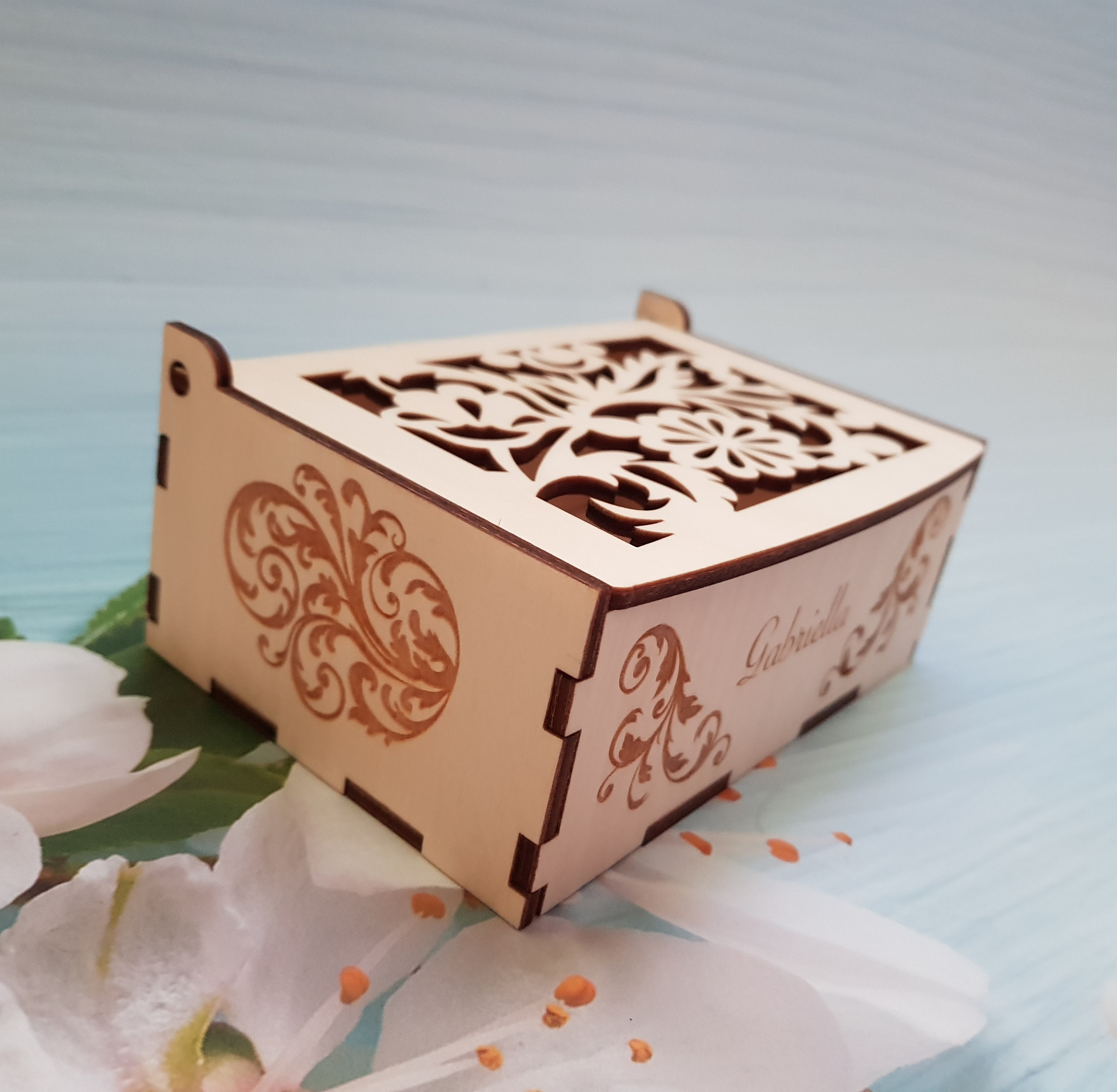 Personalised Wooden Jewellery Box Engraved With Name or Any - Etsy UK