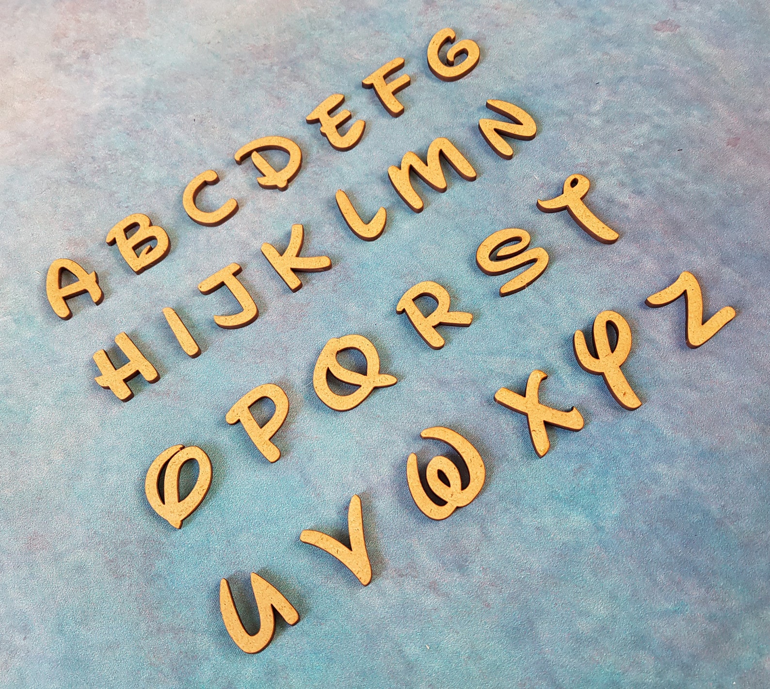 Wooden Letters MDF Alphabet Disney Font Blank Shapes Craft | Etsy UK