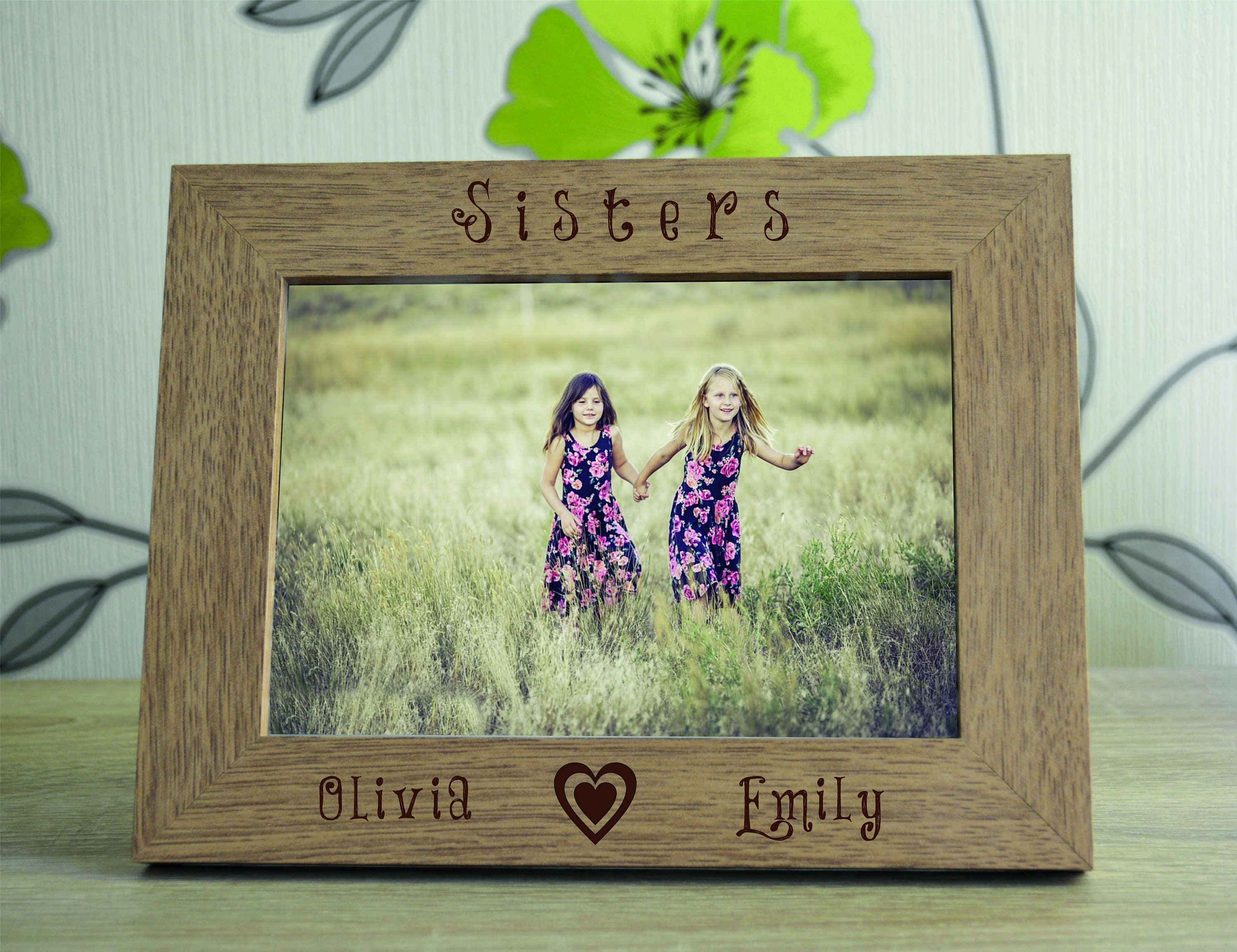 Sisters Brothers Siblings Photo Frame 6 X 4 Personalised - Etsy UK