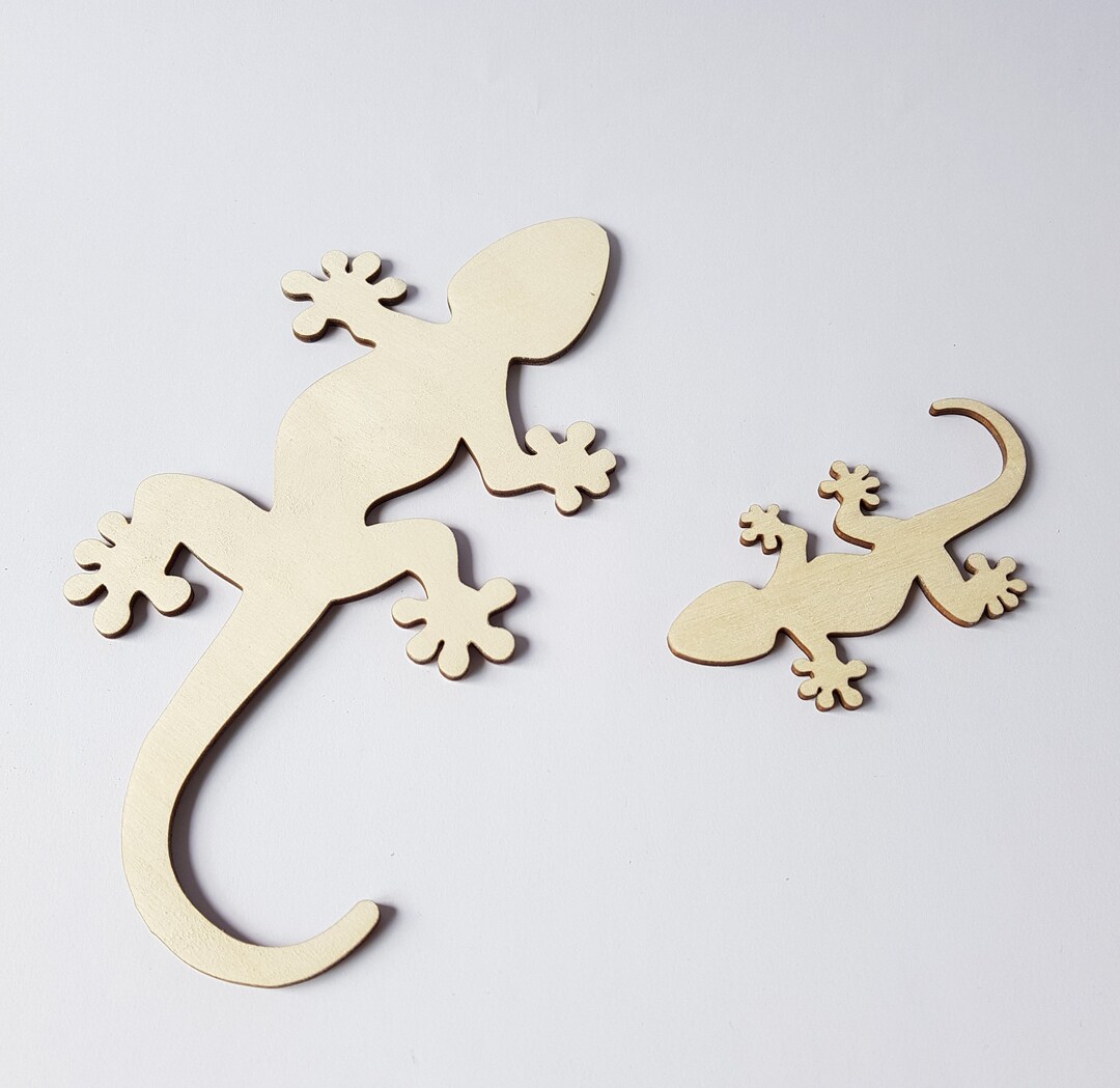 Wooden Lizards Plywood Blank Shapes for Crafts DIY Projects ...
