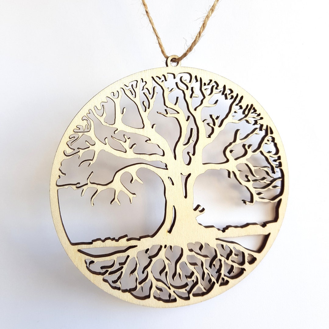 Tree of Life Hanging Wooden Decoration Gift Home Decor Ornament ...