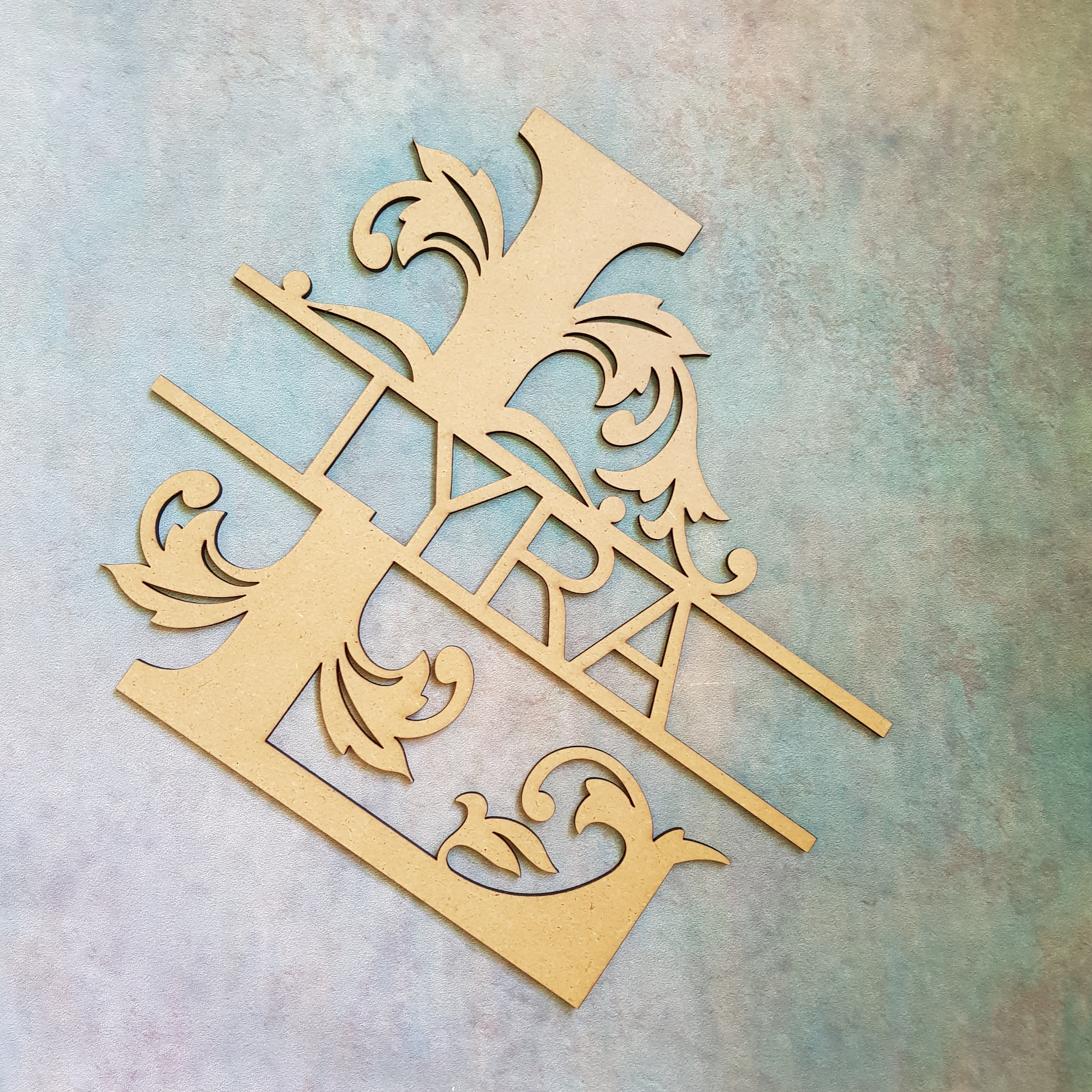 Personalised Wooden Monogram Letters Name Plaque Crafts Embellishment ...