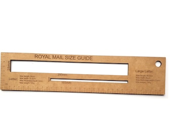 Royal Mail Letter Large and Small Letter Size Guide Postage PPI Size ...