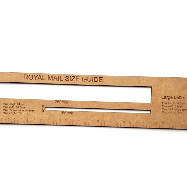 Royal Mail Large Letter Template - Etsy UK