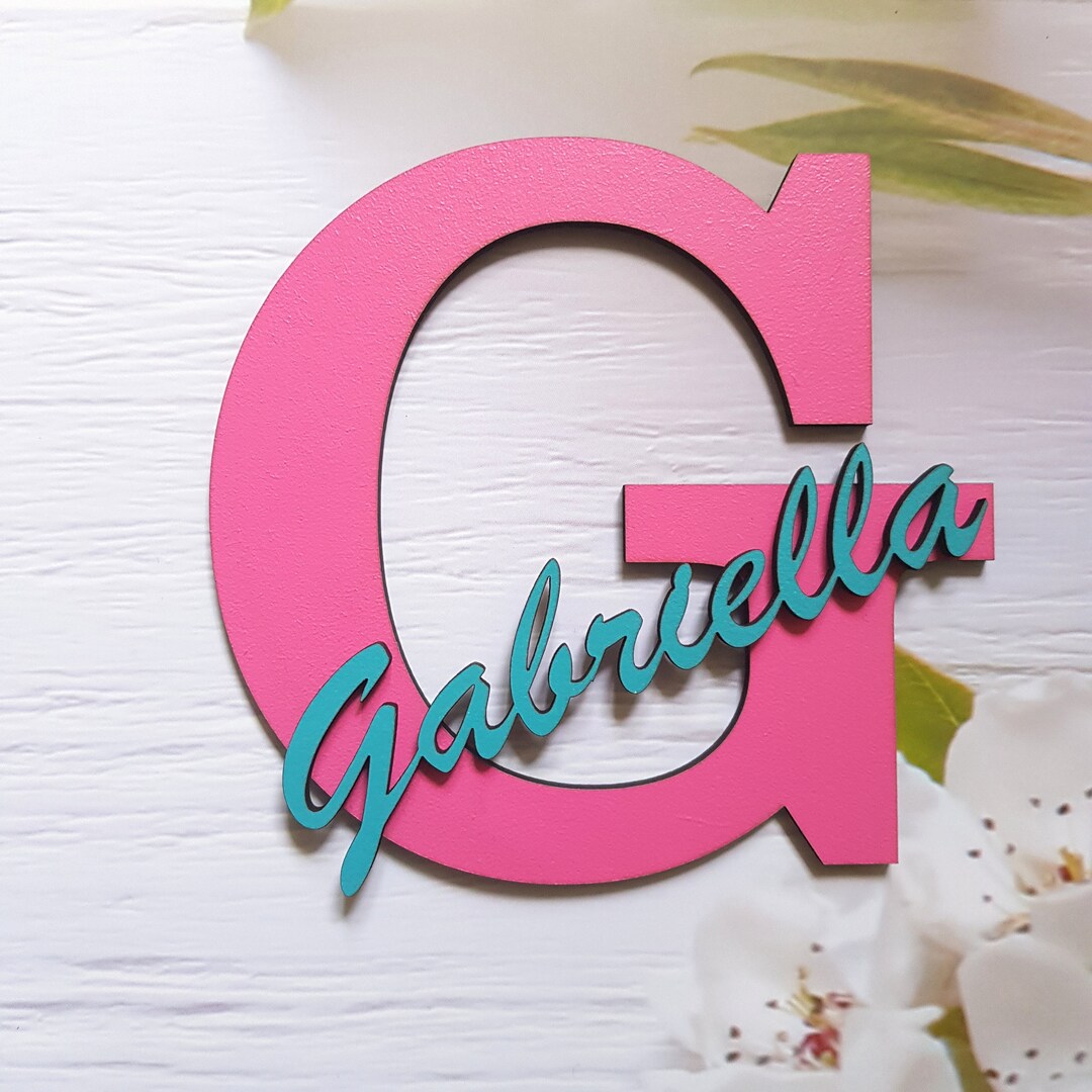 Personalised Sign Painted or Unpainted MDF Name Plaque Wedding - Etsy