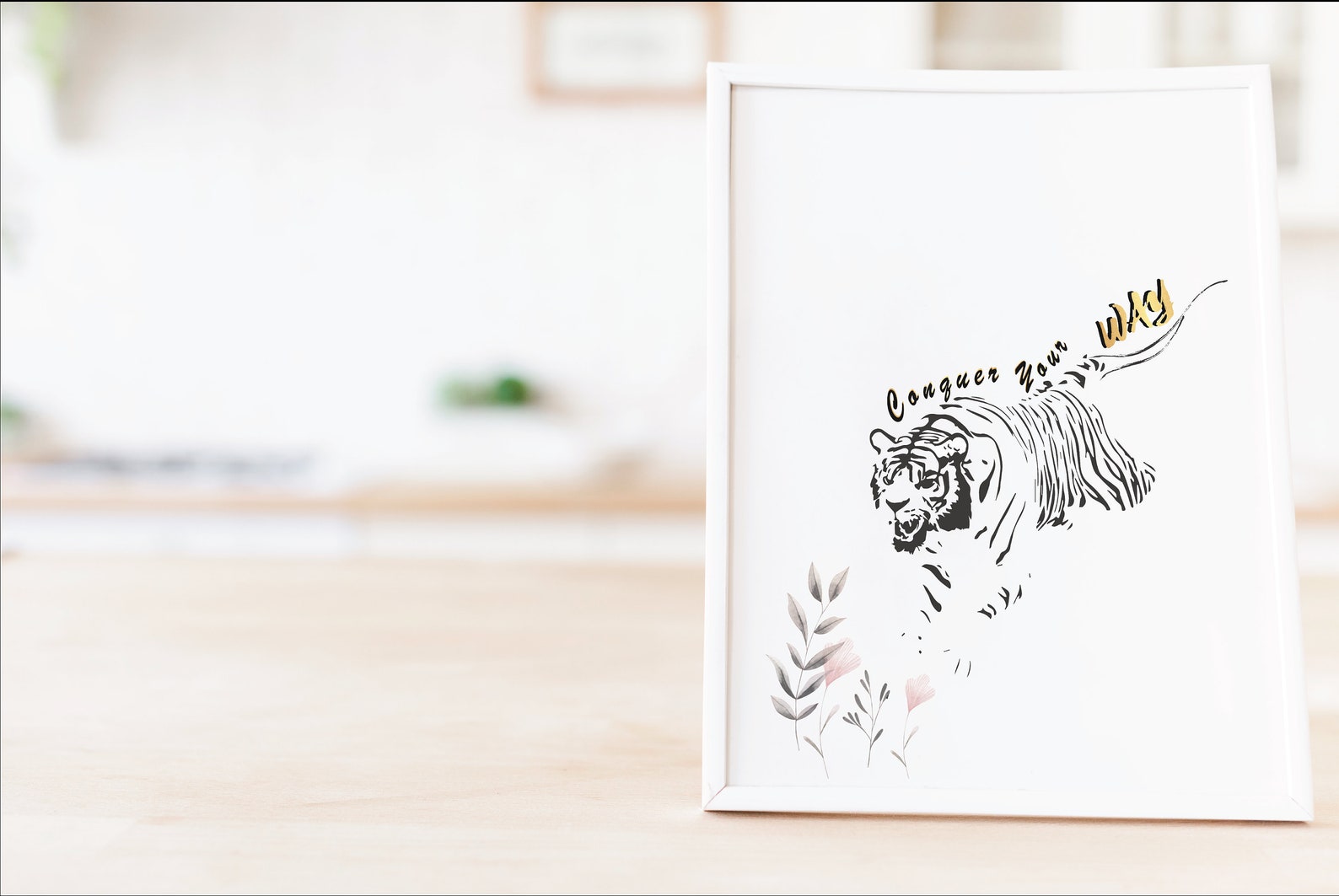 Conquer Your Way Art Printable Wild Animal Art Animal - Etsy