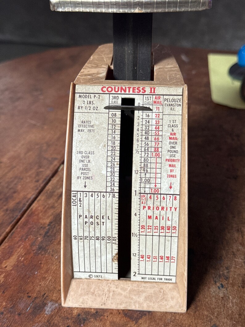 Vintage Mail Postage Scale Countess II 1971 Model P-2 - Etsy