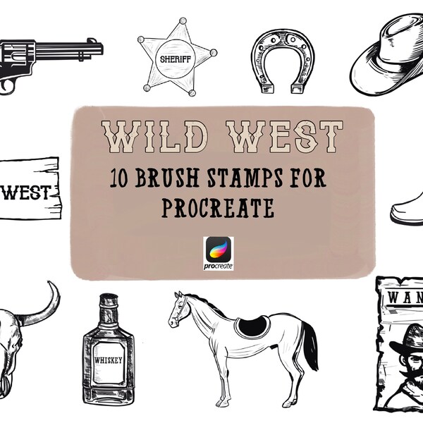 Western Tattoo Stamps - Etsy