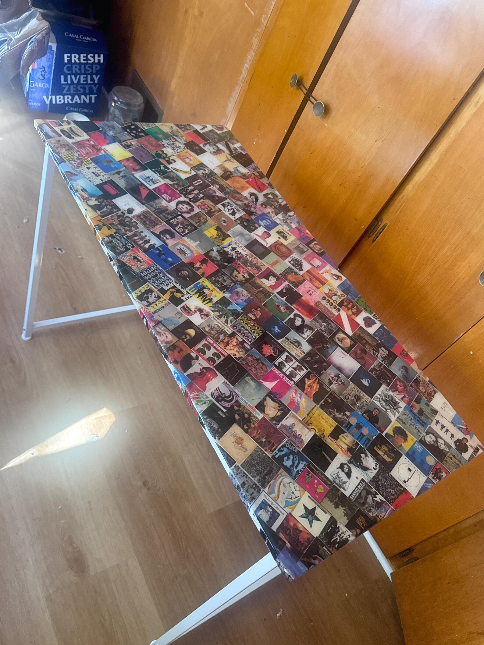 Record Album Cover Epoxy Resin Table | Retro Music Decor - Etsy