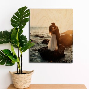 Custom Wood Photo Print, Personalized Portrait on Birch Wood - Etsy