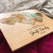 Personalized Family Gift, Heart Maps on Birch Wood, Family Name Sign ...