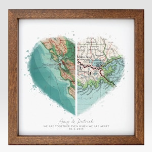 Personalized Heart Shaped Map for Long Distance Relationships ...