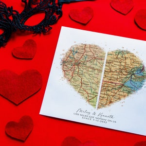 Personalized Heart Shaped Map for Long Distance Relationships ...