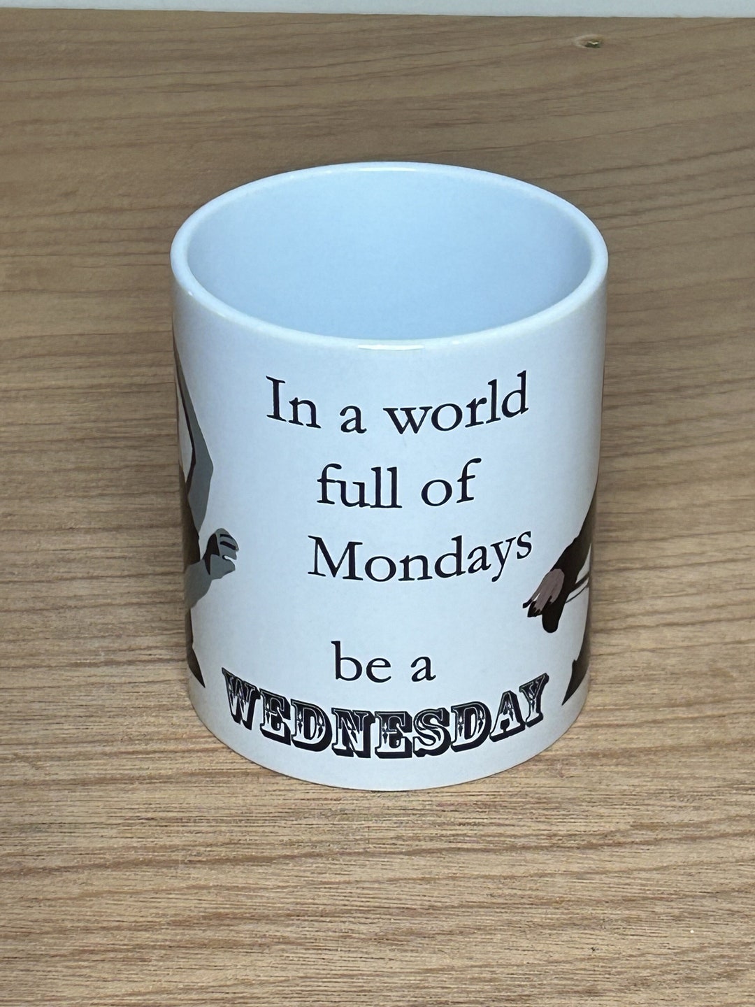 Wednesday Addams Drinking Mug Addams Ceramic Coffee Mugs - Etsy