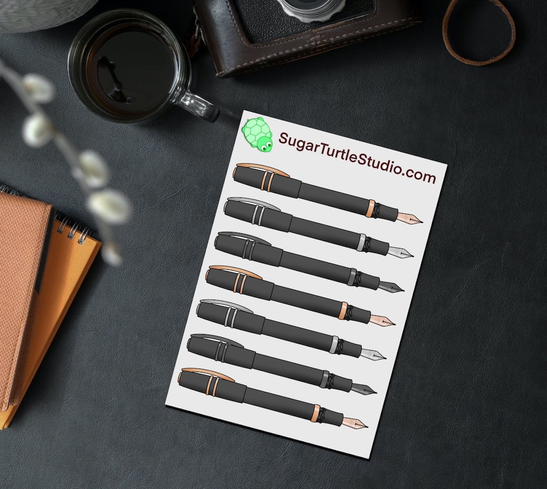 Fountain Pen Sticker Sheet - Homo Sapiens - Etsy
