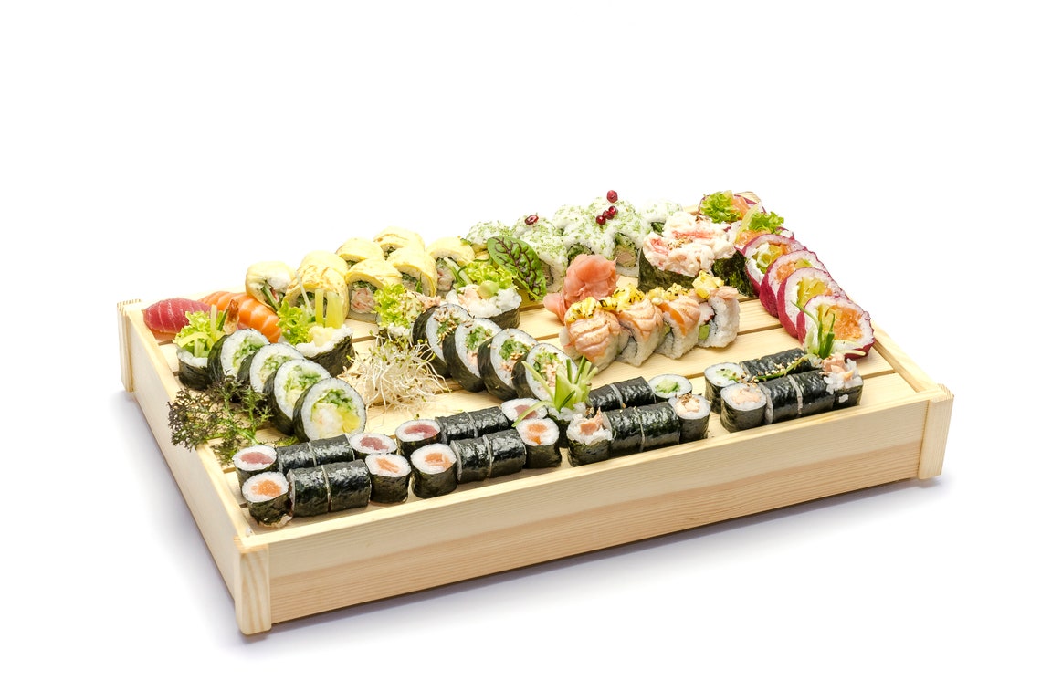 Sushi Box Box Bento Box Serving Sushi Small 15x30 Cm - Etsy