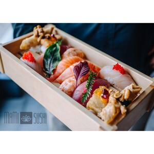 Sushi Box, Box, Bento Box, Serving Sushi, Small - 15x30 Cm - Etsy