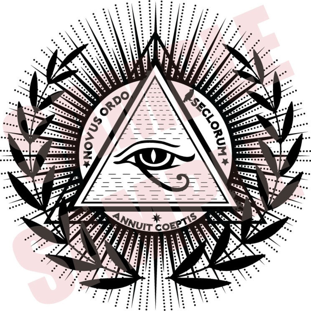 All Seeing Eye in Triangle Glowforge or Laser Engraving Adobe ...