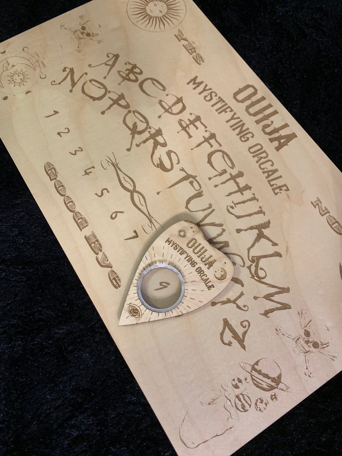 Ouija Board Glowforge or Laser Cut Out & Engraved Adobe - Etsy