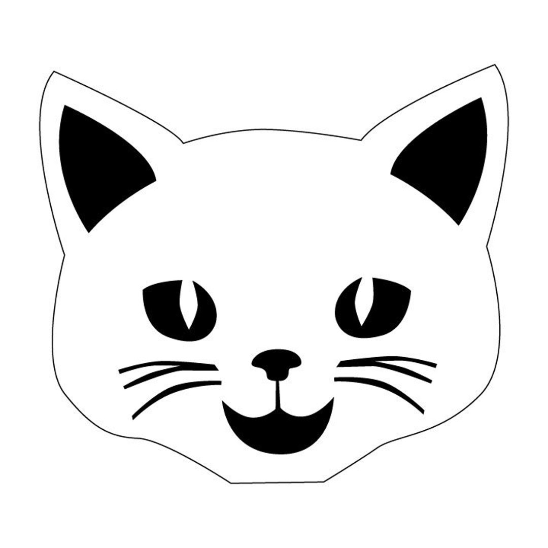 Caterpillar Face Template