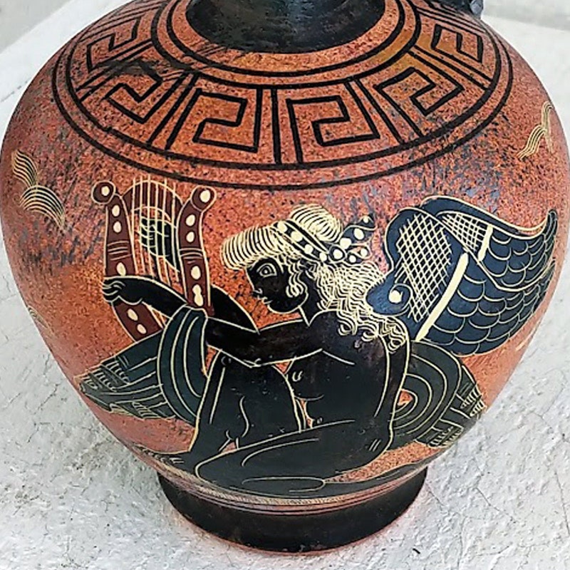 Greek Key Vase - Etsy