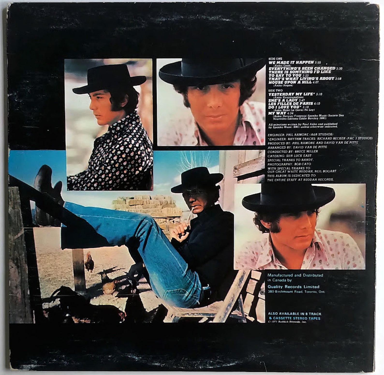 Paul Anka – Paul Anka / Vinyl LP / *original 1971 Buddah Records ...