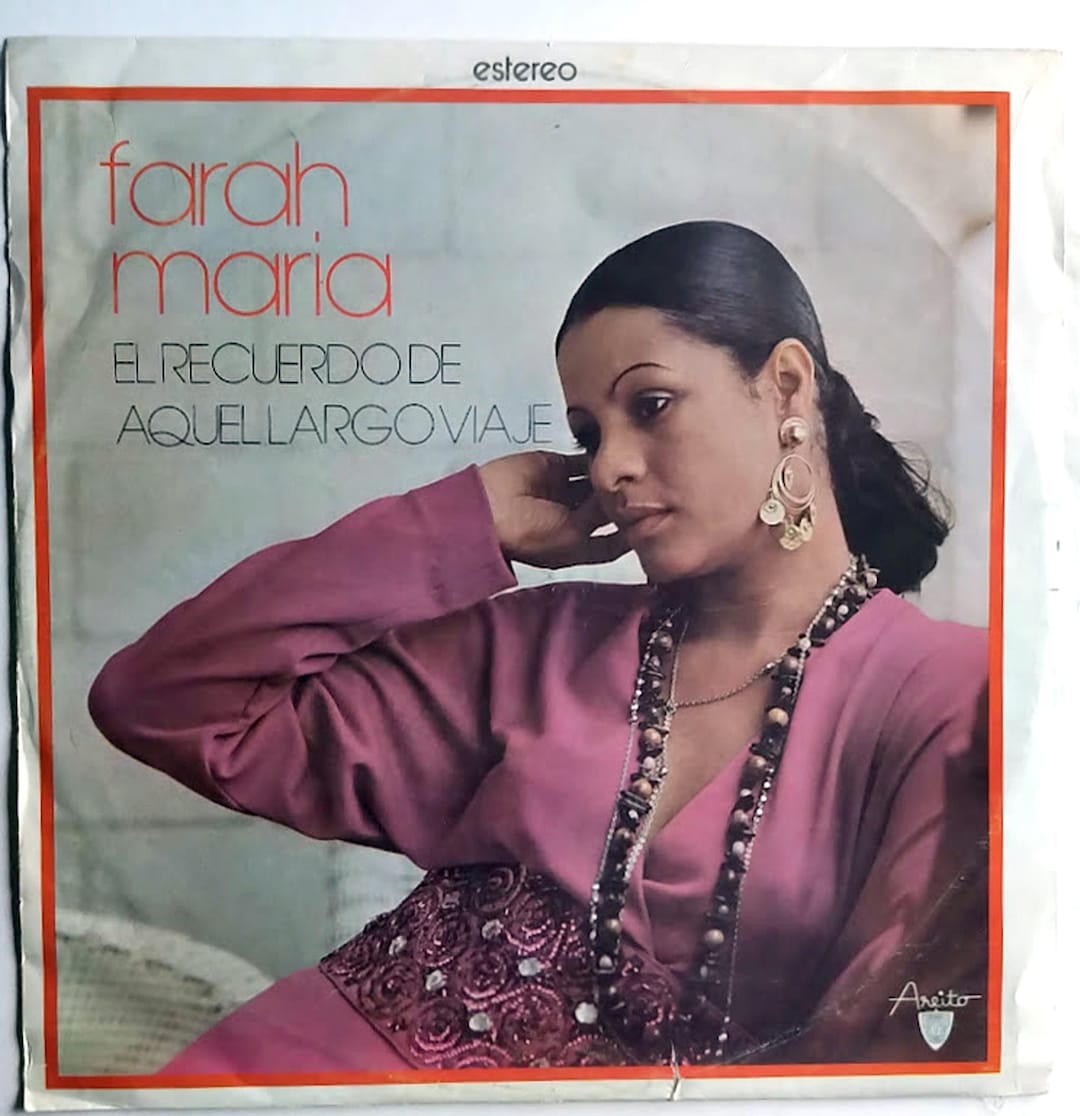 Farah Maria El Recuerdo De Aquel Largo Viaje / Vinyl LP / original 1970 Areito Records Release ...