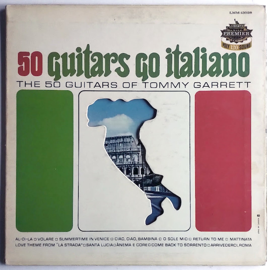 The 50 Guitars of Tommy Garrett - 50 Guitars Go Italiano / Vinyl LP ...