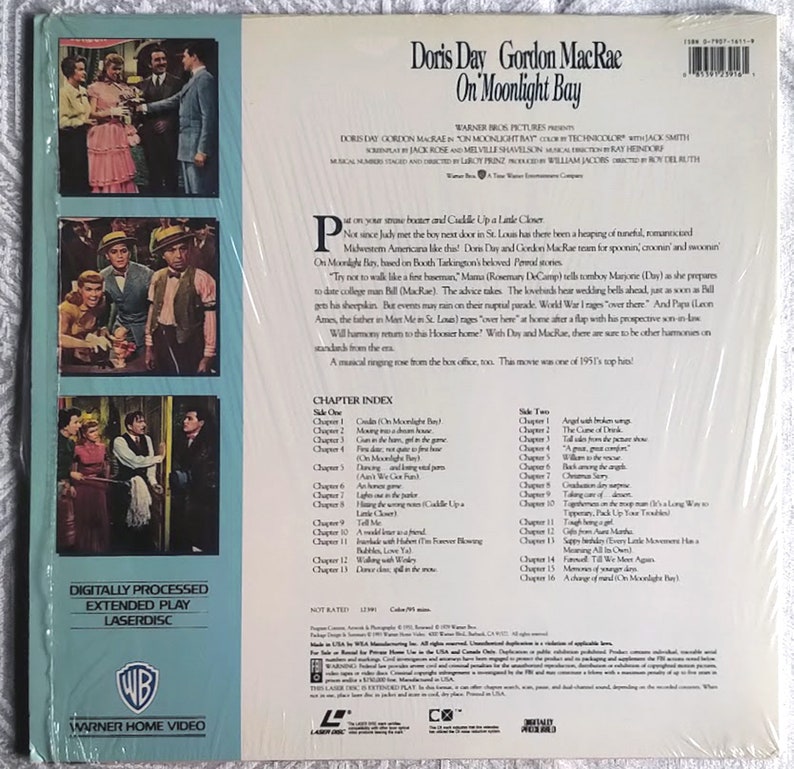 On Moonlight Bay (1951) - Laser Disc (1993) / Original Edition - 1.33:1 ...